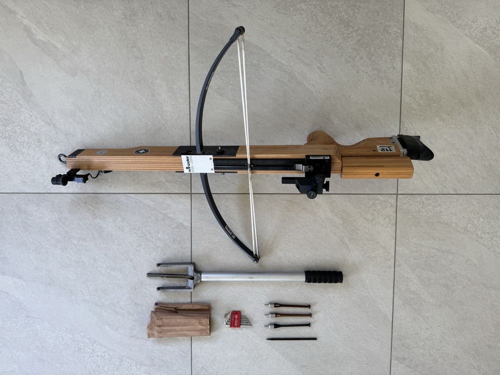 10m Winzeler Armbrust mit Karbon-Bogen Kunstoffsehne Elektro (Gebraucht ...
