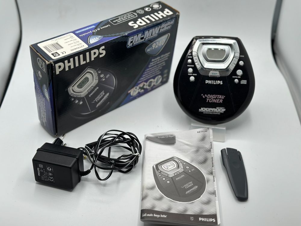 Philips Discman Lecteur Baladeur CD Portable Player+Test OK! (D ...