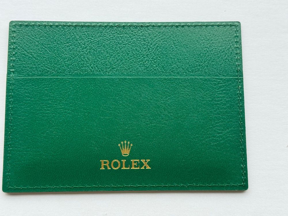 Rolex Card Holder et livret nouveau modèle | Kaufen auf Ricardo