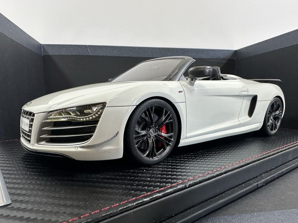 Audi R8 GT Spyder 1:18,weiss, Frontiart inkl. OVP, limitiert (Gebraucht ...