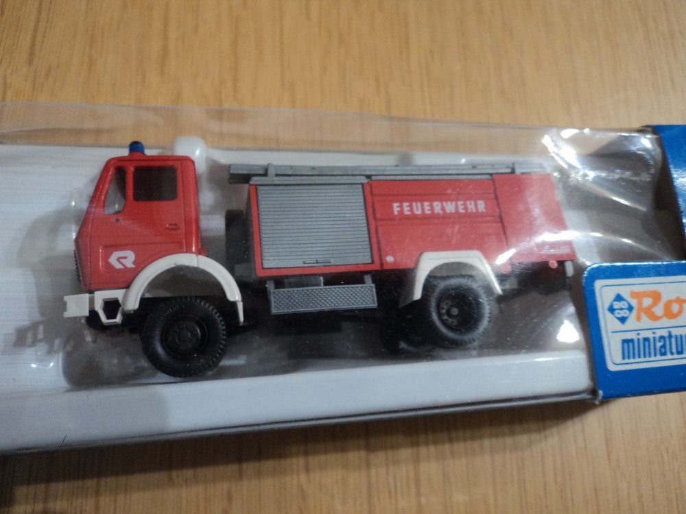 H0 Feuerwehr Roco 1379 Mercedes TLFA (Neu und originalverpackt) in ...