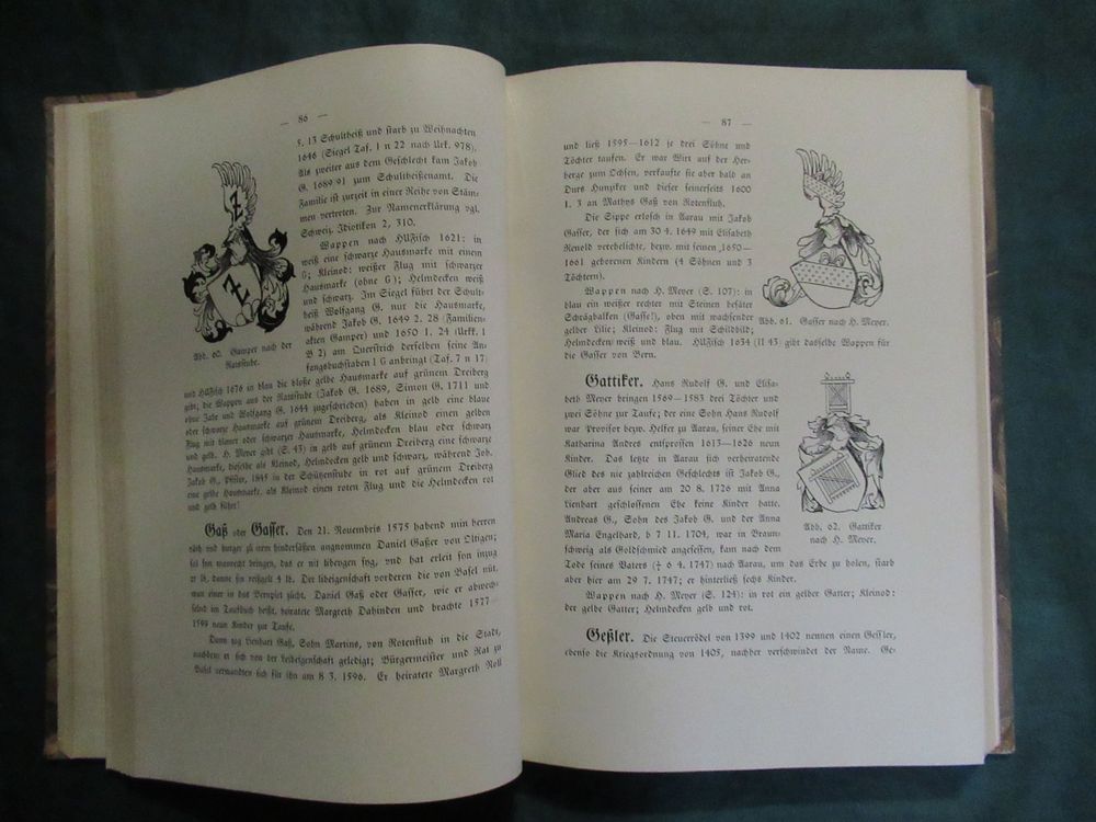 Aarau Wappen Wappenbuch Heraldik Walter Merz (Gebraucht) in Hedingen ...