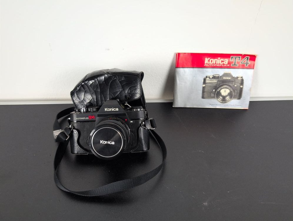 Konica T4 Spiegelreflexkamera mit Objektiv (Gebraucht) in Zürich für ...