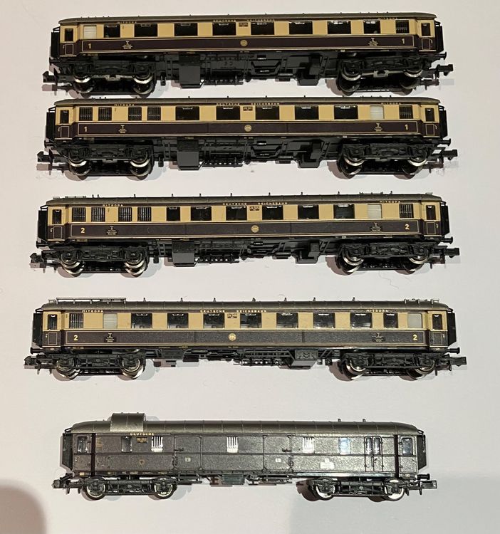 Trix 11468-(2-6) Rheingold Wagen mit Licht und Kkk (Neu (gemäss ...