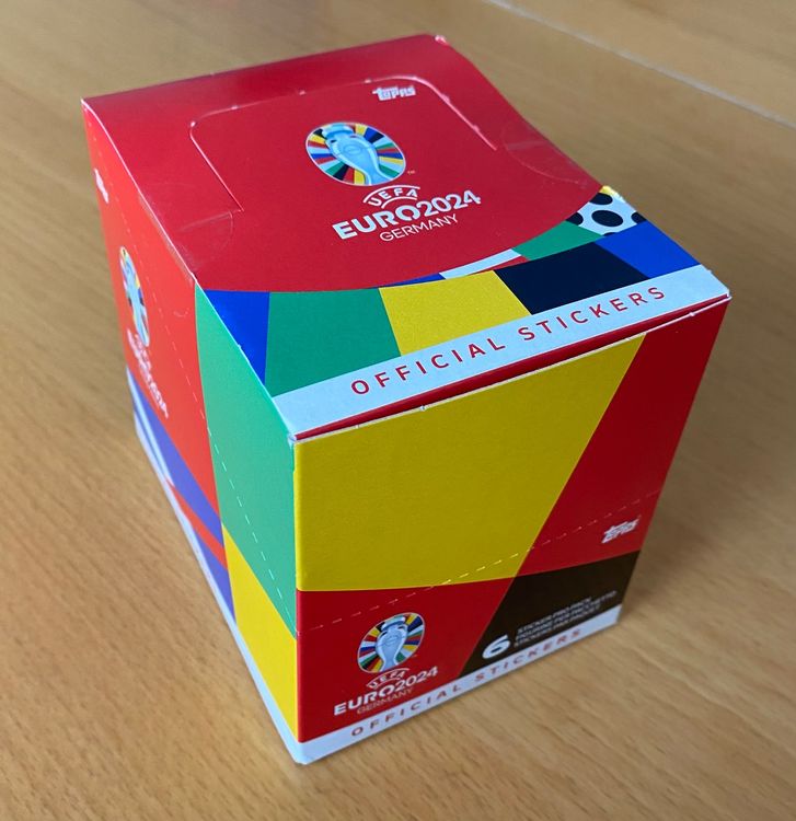 Topps Euro 2024 100er Pack mit 600 Stickern (Neu und originalverpackt ...