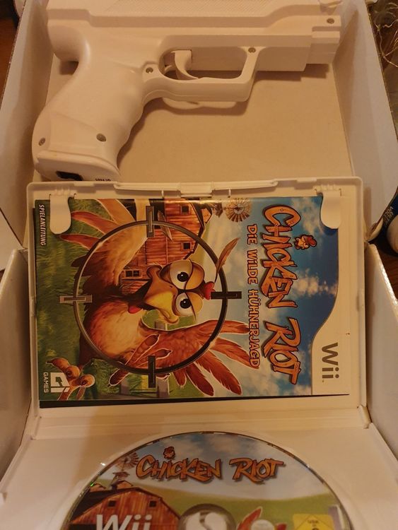 Nitendo Wii Spiel Chicken Riot inkl. Pistole | Kaufen auf Ricardo