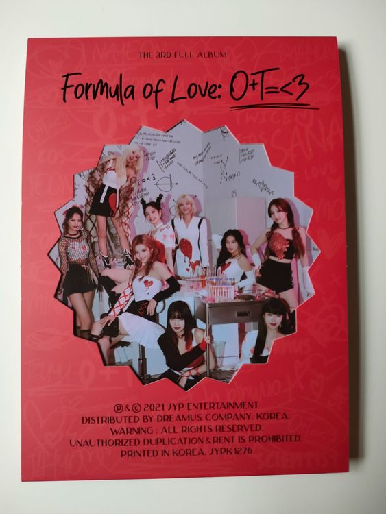 CD K-POP TWICE Formula of love (Gebraucht) in Grenchen für CHF 20 – mit Lieferung auf Ricardo kaufen