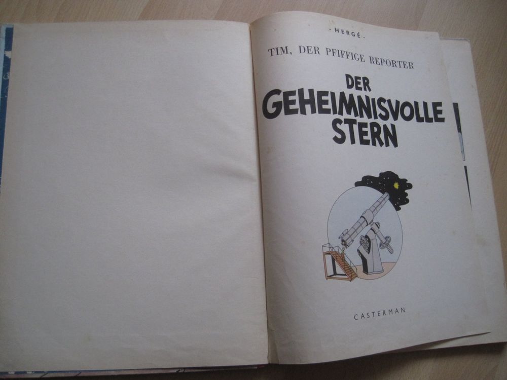 Tim Der Geheimnisvolle Stern Casterman 1 Auflage von 1954 !! | Kaufen ...