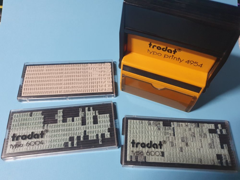 Stempel Trodat typo printy 4954 zum selber setzen | Kaufen auf Ricardo