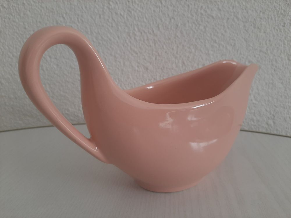 Vintage 50er 60er Mid Century Keramik Sauciere Schüssel rosa | Kaufen ...