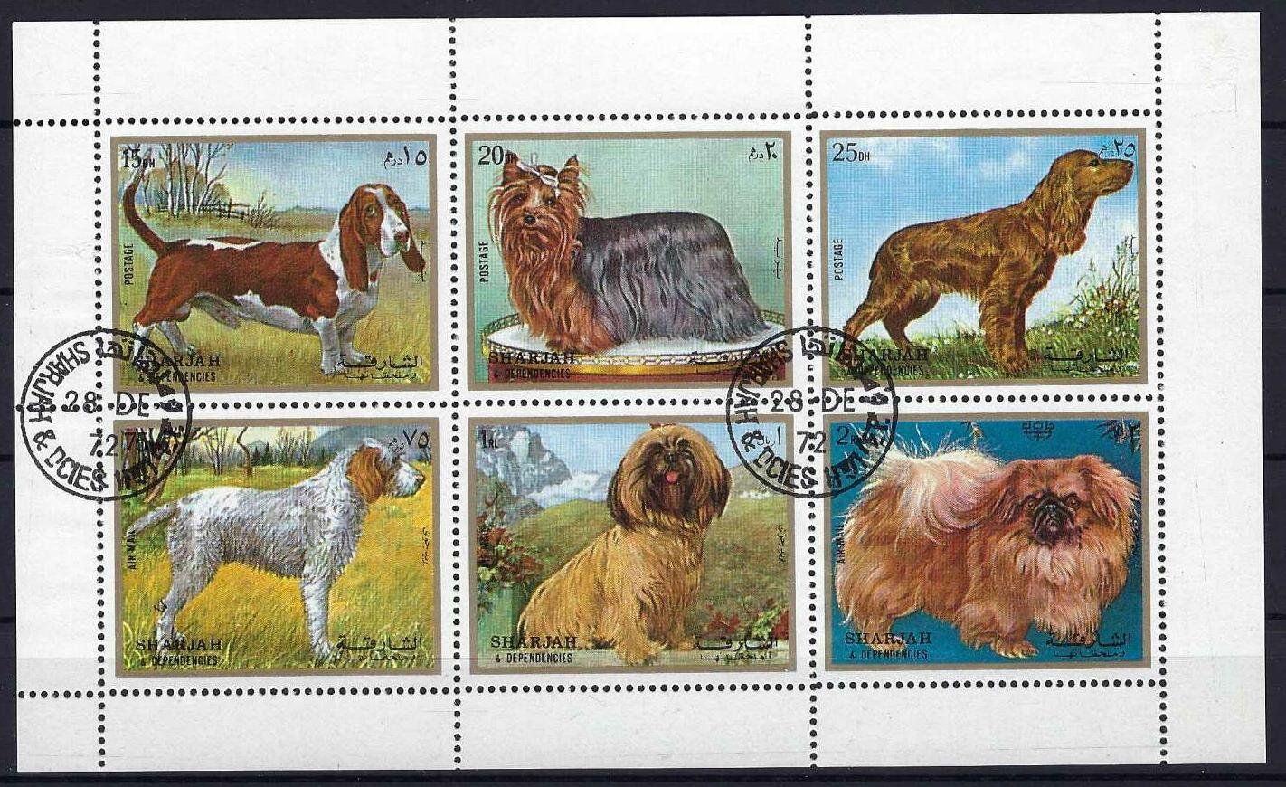 Kleinbogen aus SHARJAH GEST. (Gebraucht) in Hitzkirch für CHF 2.8 – mit ...