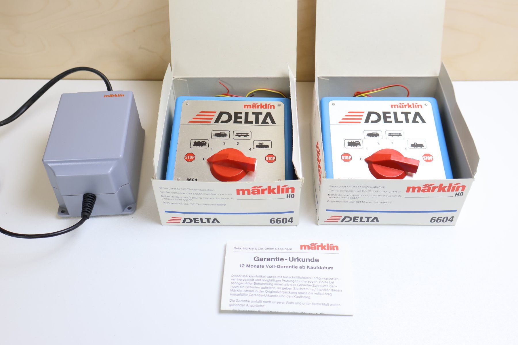 Märklin Digital 2 x Control Delta 6604 + Trafo H0 (Gebraucht) in ...