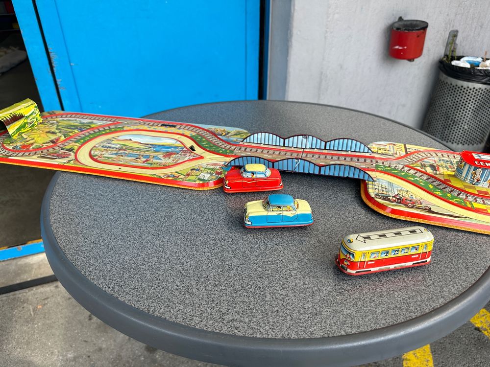 Technofix GE 301 Baujahr 1961 mit 2 Autos und Stadtbahn (Gebraucht) in ...