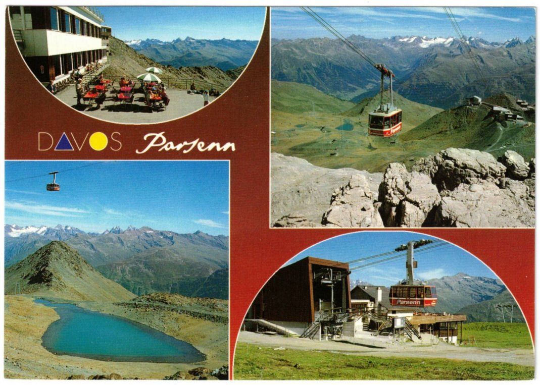 Davos - 4 Bild AK Parsenn (Gebraucht) in Binningen für CHF 1 – mit ...