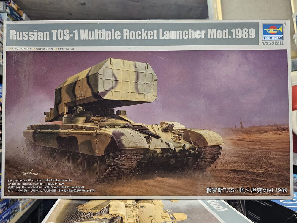 Russian TOS-1 Multiple Rocket Launcher Mod. 1989, 1/35 (Neu (gemäss ...