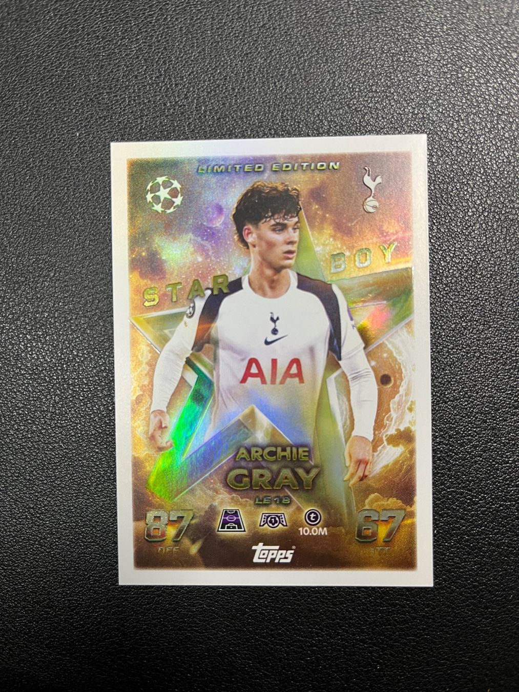 Topps Match Attax 2025/26 Archie Gray Limited Edition 18 (Neu (gemäss ...