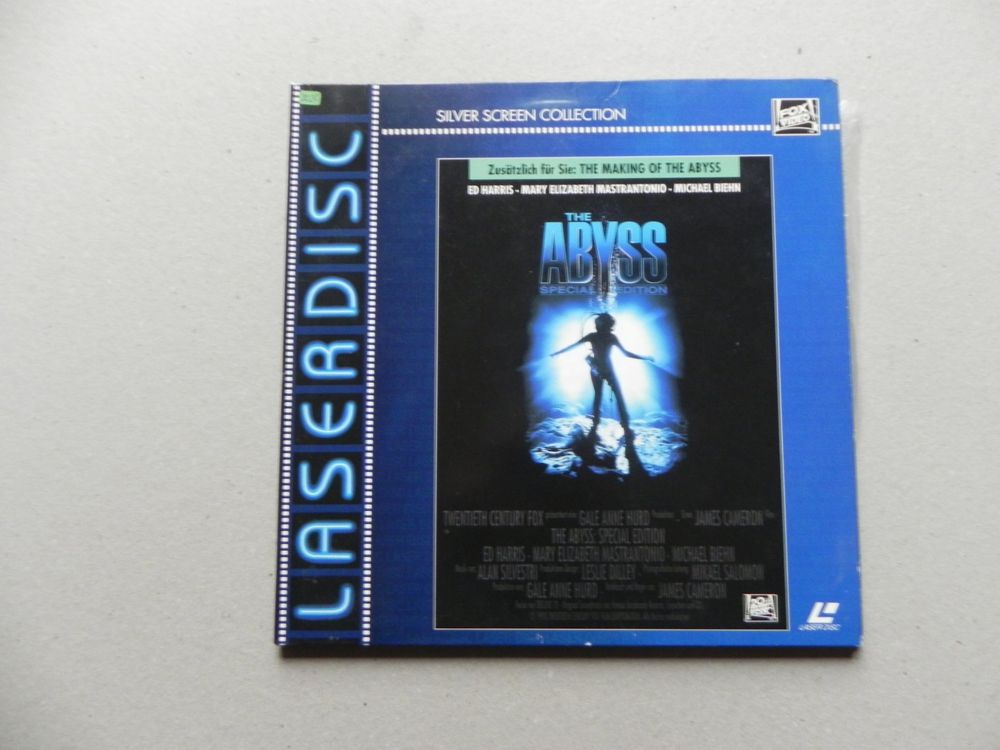 Laserdisc SF Movie von James Cameron Film The Abyss 1993 (Gebraucht) in ...