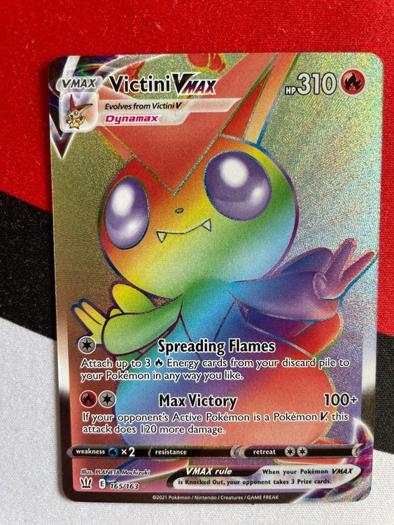 EN- Pokemon Karte - Victini VMAX | Kaufen auf Ricardo