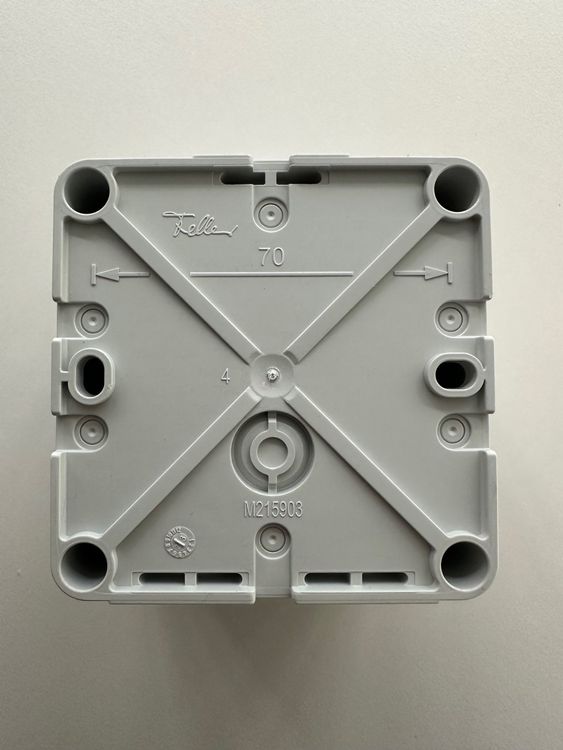 FELLER NAP-Steckdose NEVO 1×T13, IP55, 87003.NAP.W.62.48 NEU (Neu und ...