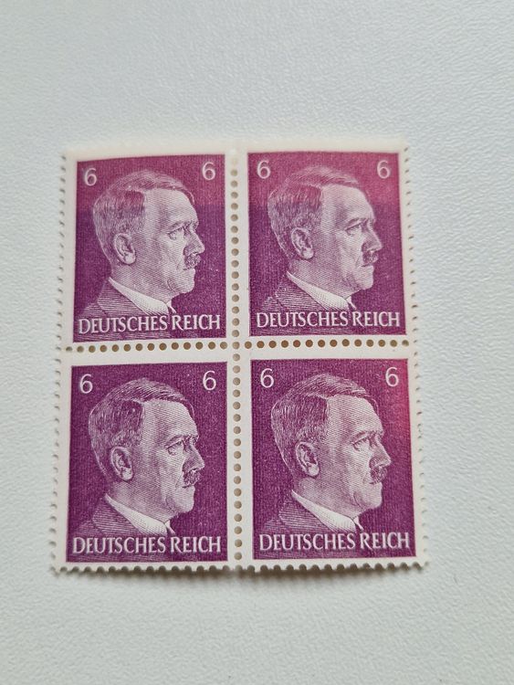 Postfrisch MiNr 785 Adolf Hitler Viererblock Deutsches Reich (Neu ...
