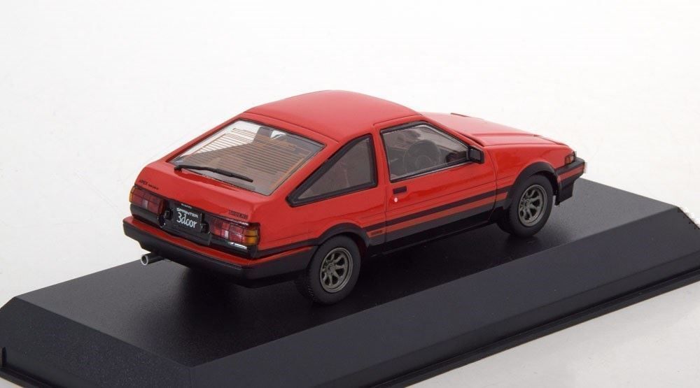 Toyota Sprinter Trueno GT Apex AE86 1983 rot / schwarz 1:43 (Neu und ...