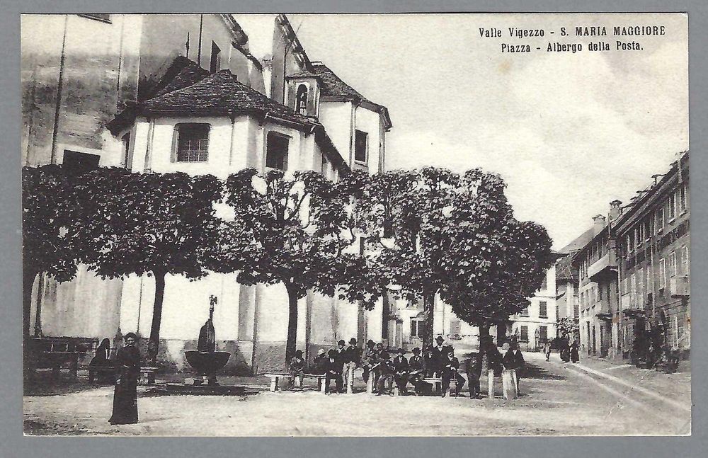 SANTA MARIA MAGGIORE VAL VIGEZZO, PIAZZA ALBERGO DELLA POSTA (Usato) a ...