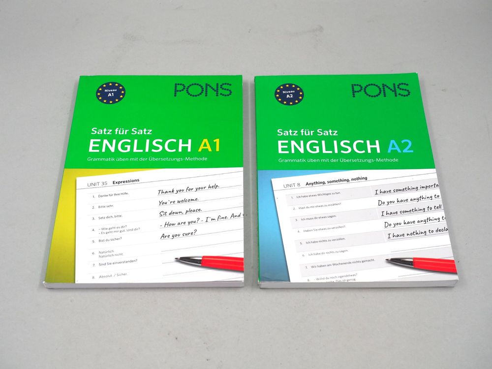 PONS Englisch A1 & A2 Grammatikbuch (25070911PL) (Neu (gemäss ...