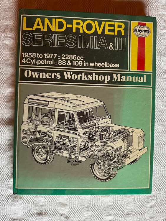 Manuel "Land-Rover ll llA et lll" by JH Haynes MS Daniels (Gebraucht ...