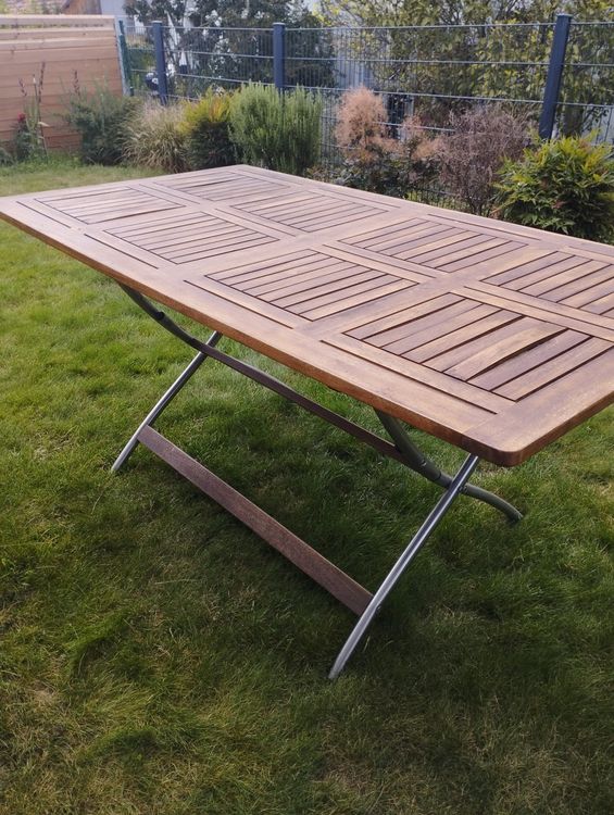 Gartentisch hochwertiges Teak Holz, klappbar, Balke Design | Kaufen auf ...