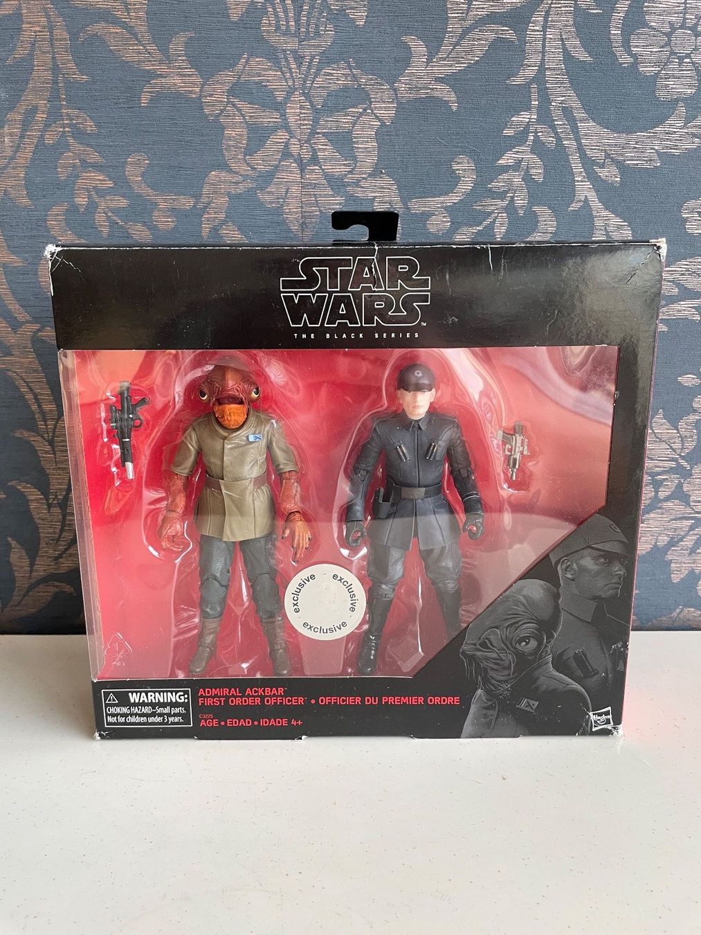 star wars black series admiral ackbar vs first order officer (Neu ...