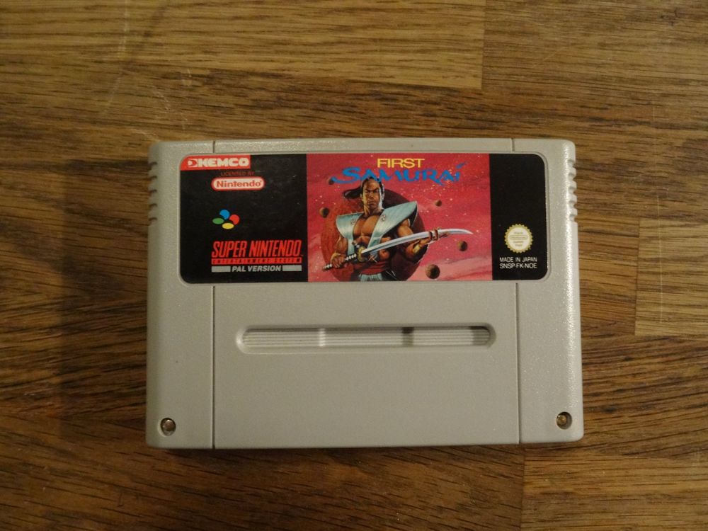SNES Super Nintendo First Samurai | Kaufen auf Ricardo