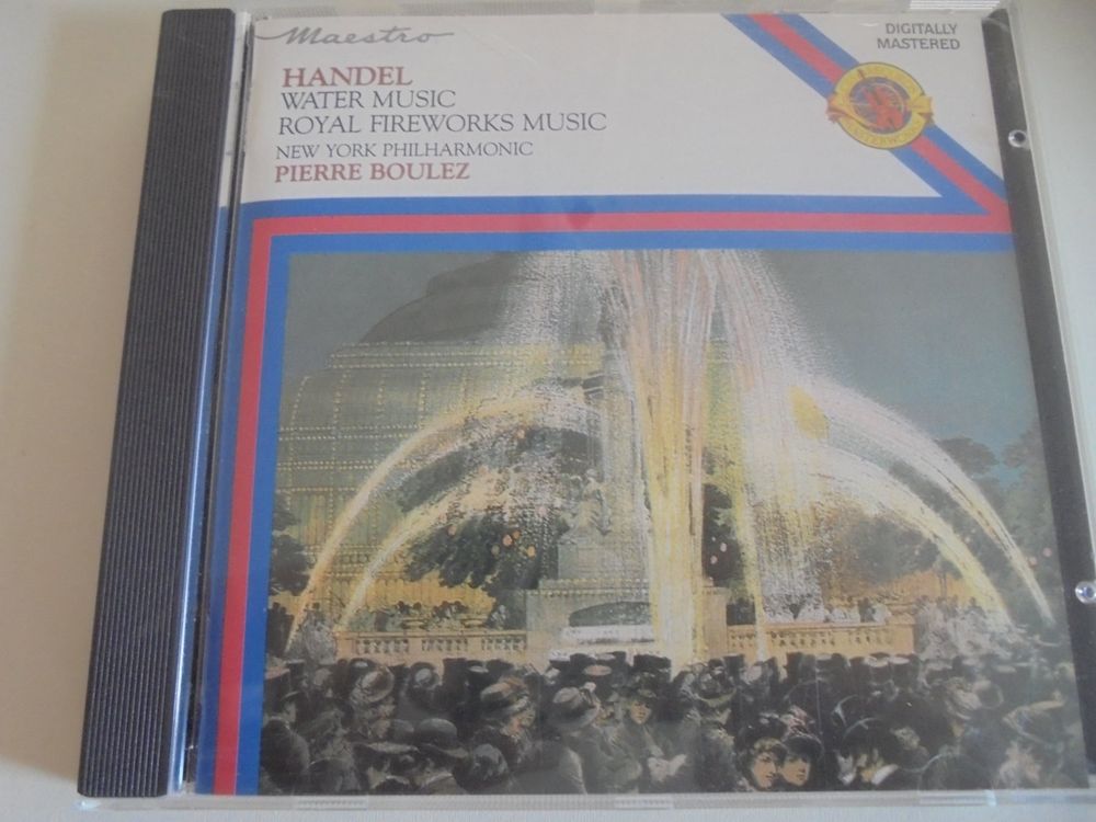 HANDEL, Water Musik " New York Philharmonic. Pierre Boulez (Gebraucht ...