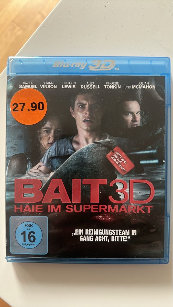 Blu-ray 3D Bait - Haie im Supermarkt! Spannender Horror (Neu (gemäss ...