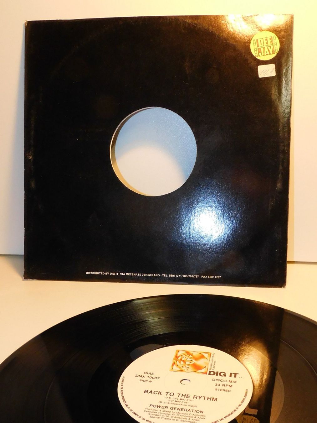 LP Schallplatte - Back to the Rythm Live Mix House Mix (Gebraucht) in ...