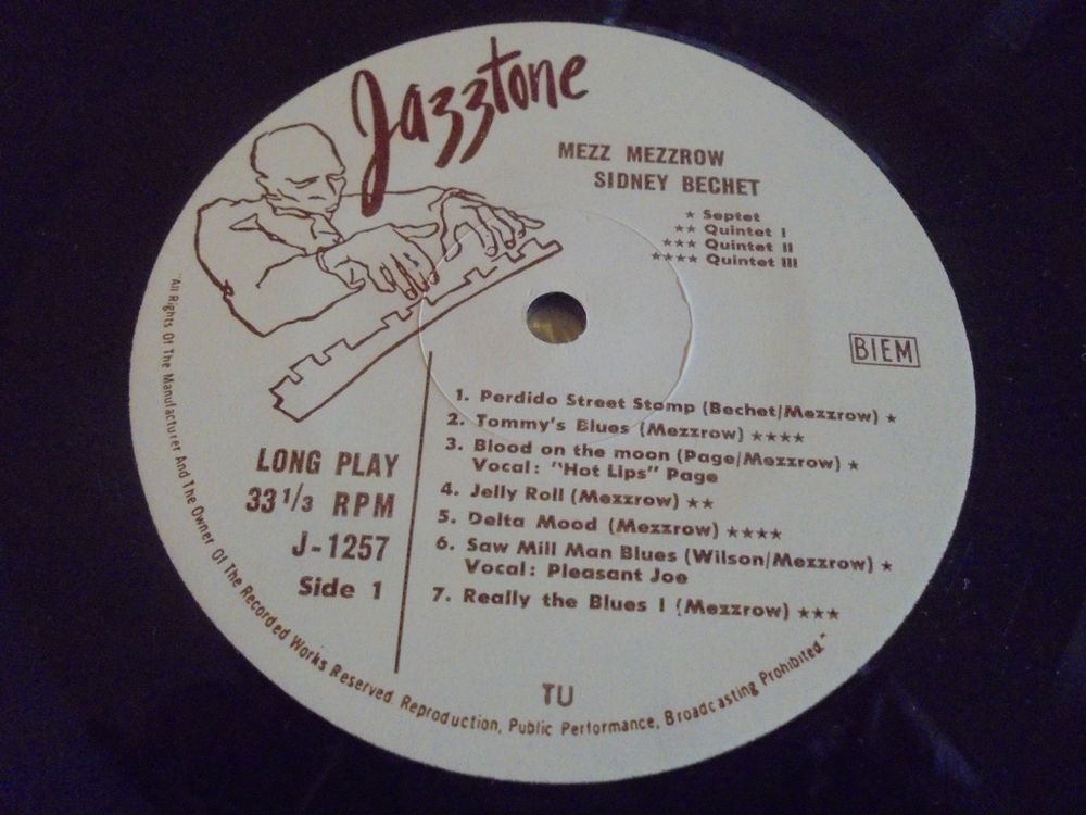 Sidney BECHET / Mezz MEZZROW " Blues with Bechet " LP (EX) | Kaufen auf ...