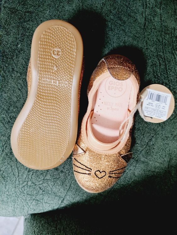 Gios Eppo, Mädchen Ballerina, Gold, Gr.23, Neu (Neu (gemäss ...
