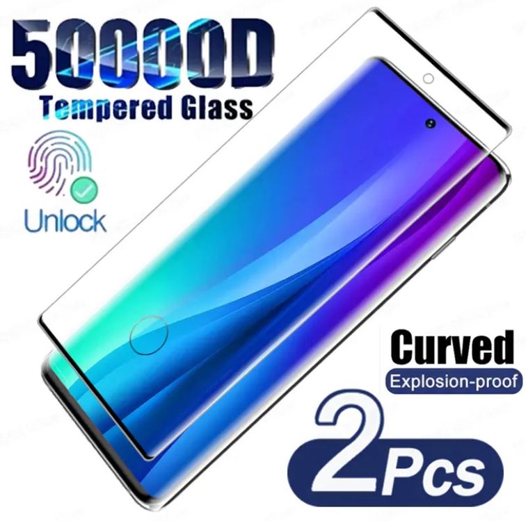 2 Stück gebogenes gehärtetes Glas für Samsung Galaxy S23 Ult | Kaufen ...