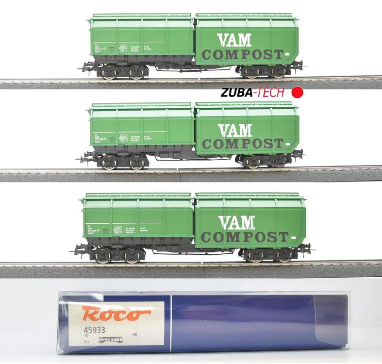 Roco 45933 Güterwagen-Set 3tlg. NS H0 WS (Gebraucht) in St. Gallen für ...