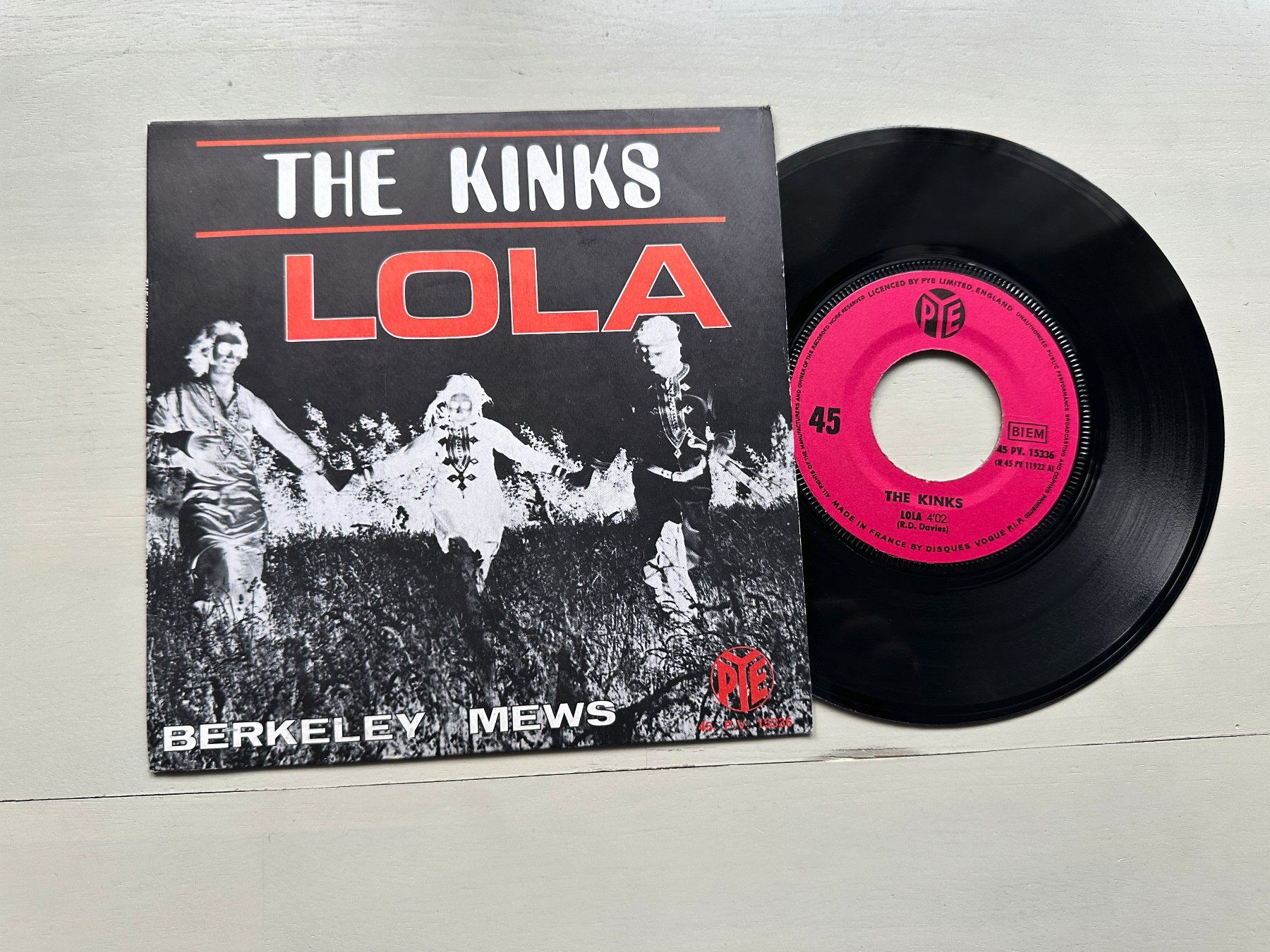 KINKS RAY DAVIES DAVID tolle Single Lola Frankreich Pressung (Gebraucht ...
