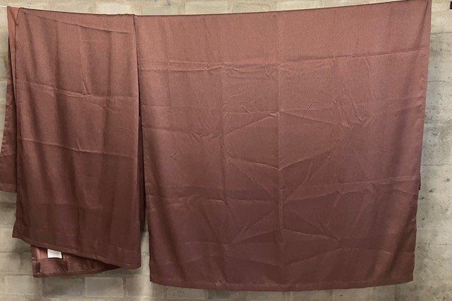 2 x Rideau décoratif Brun , occultant, comme neuf. (D'occasion) à Marin ...