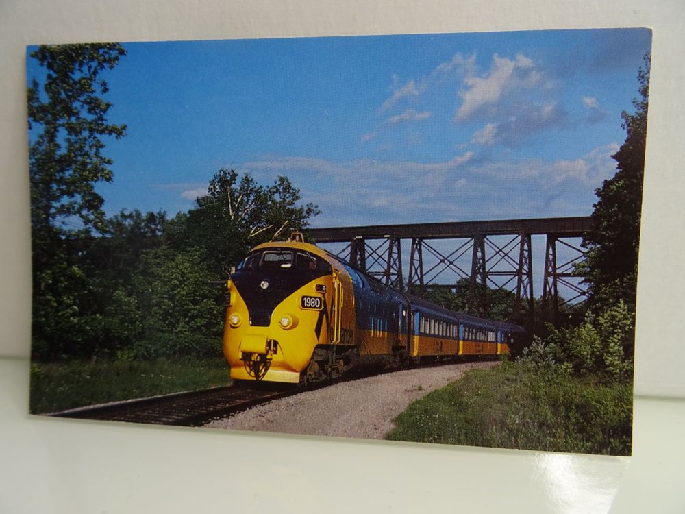 Postkarte Ontario Northland ex SBB RAm TEE I 1980 Don River (Gebraucht ...