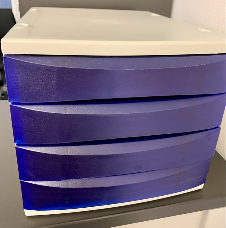 Rotho Schubladenelement QUADRA A4, 4 Schubladen, Büro (Neu und ...