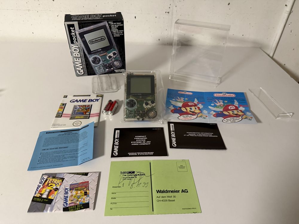 🔥 Nintendo Gameboy Pocket Neu mit Ovp sehr selten ab 1.- 🔥 (Neu (gemäss ...