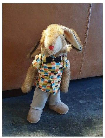 Sehr alter Hase mit Korb, ca. 40cm hoch (Gebraucht) in Bülach für CHF ...