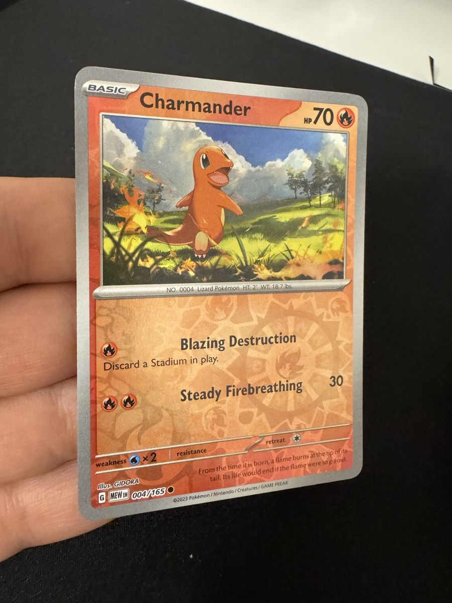 Charmander 004/165 – Reverse Holo – Scarlet & Violet 151 (Neu (gemäss ...