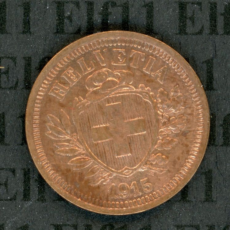CHF___0.01 1915 stgl 1 Rappen (Neu (gemäss Beschreibung)) in Widnau für CHF 33 – mit Lieferung ...
