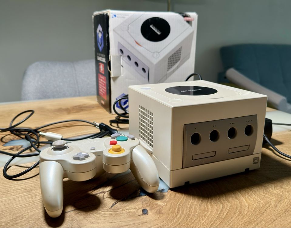 Nintendo Gamecube Konsole Pearl white in gutem Zustand (Gebraucht) in ...