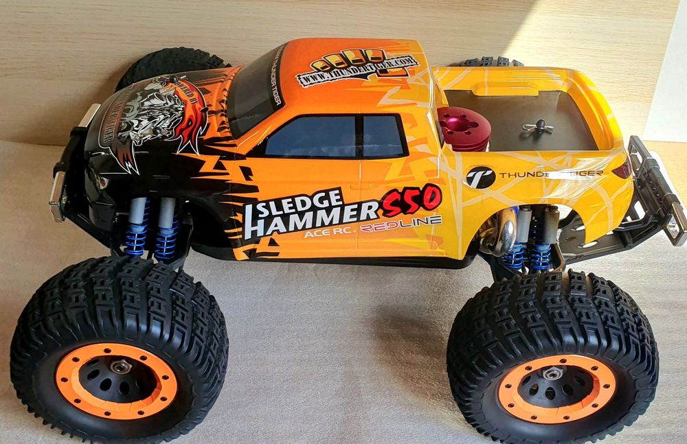 Thunder Tiger Sledge Hammer S50 Nitro Monster Truck 4WD (Neu (gemäss ...
