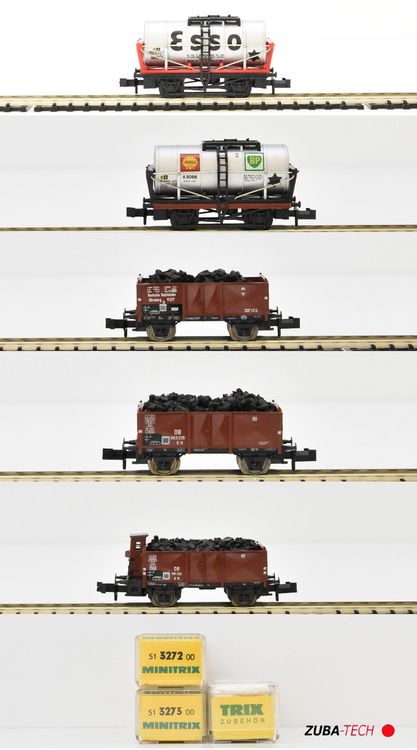 Minitrix 5x Güterwagen Spur N GS mit OVP (Gebraucht) in St. Gallen für ...