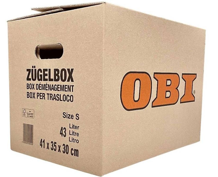 Cartoni per trasloco di OBI e JUMBO in 2 diverse dimensioni (Usato) a ...